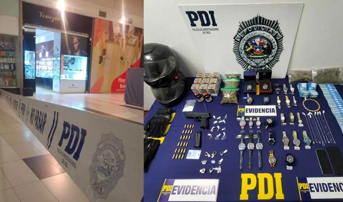 PDI detiene a presunto autor de asalto a mano armada a joyería ubicada ...